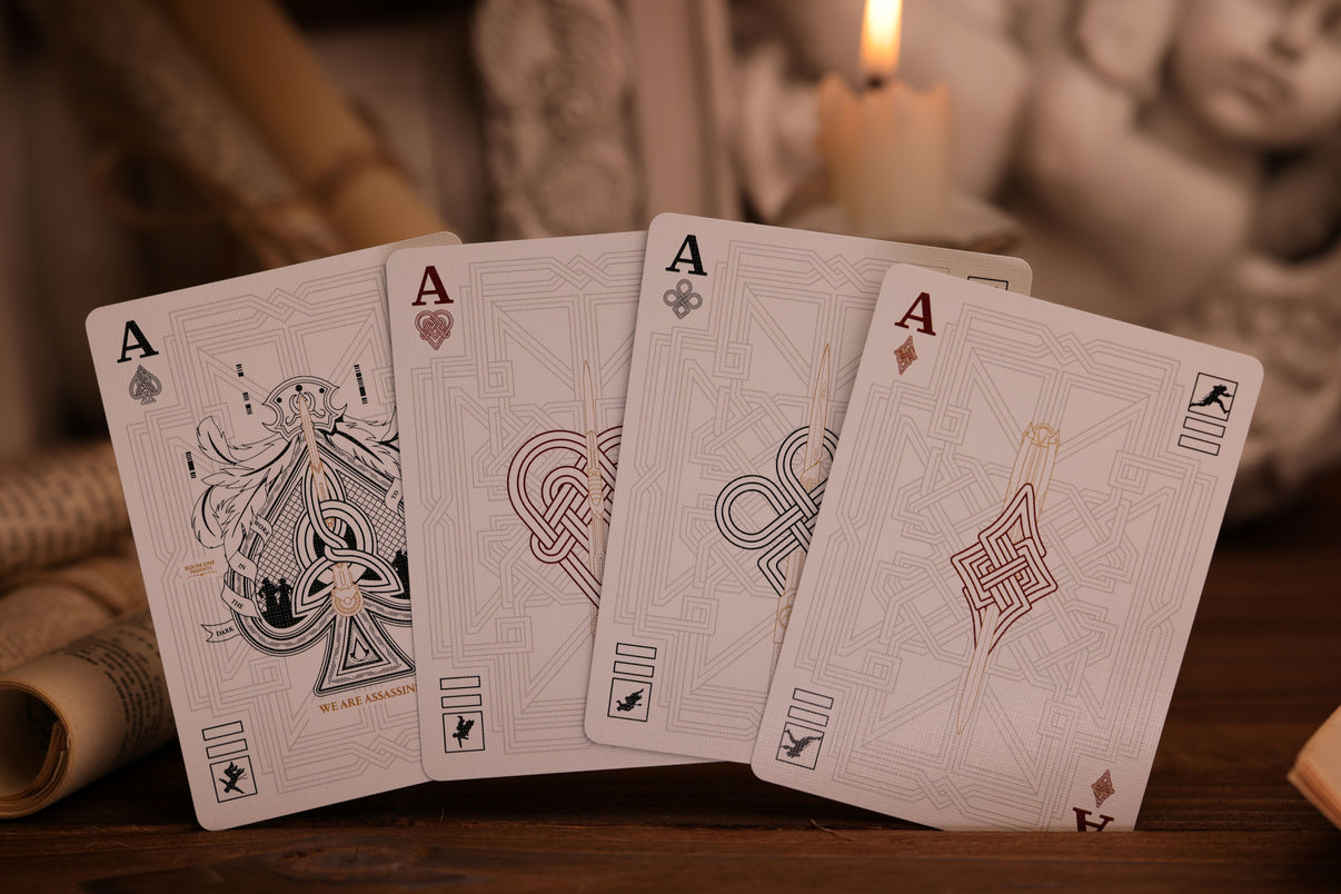 Assassin's Creed Legacy Playing Cards - BLACK HIDDEN BLADE Edition ...