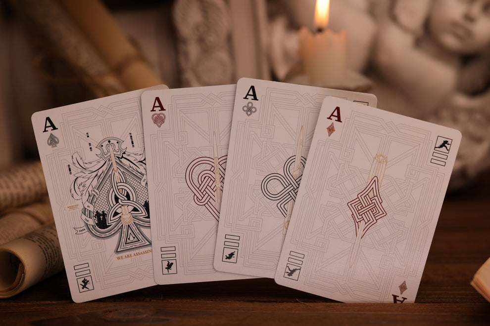 Assassin's Creed Legacy Playing Cards - BLACK HIDDEN BLADE Edition ...
