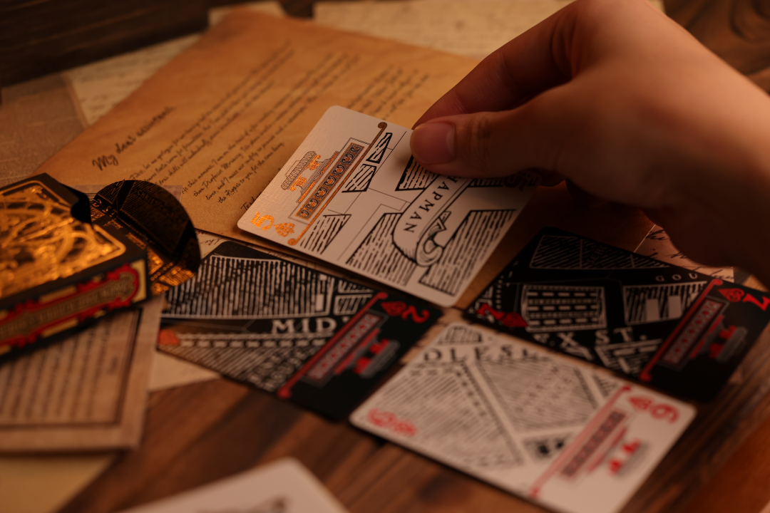 (BACKORDER) Jack the Ripper & Sherlock Holmes Playing Cards - Half-Bri ...