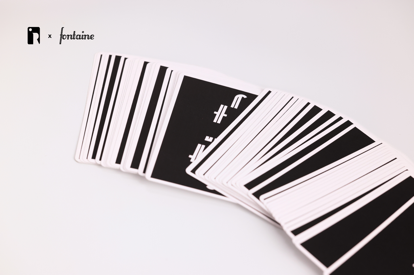 Black Glitch Playing Cards - Room One X Fontaine ACC 2025 – Room One Cards